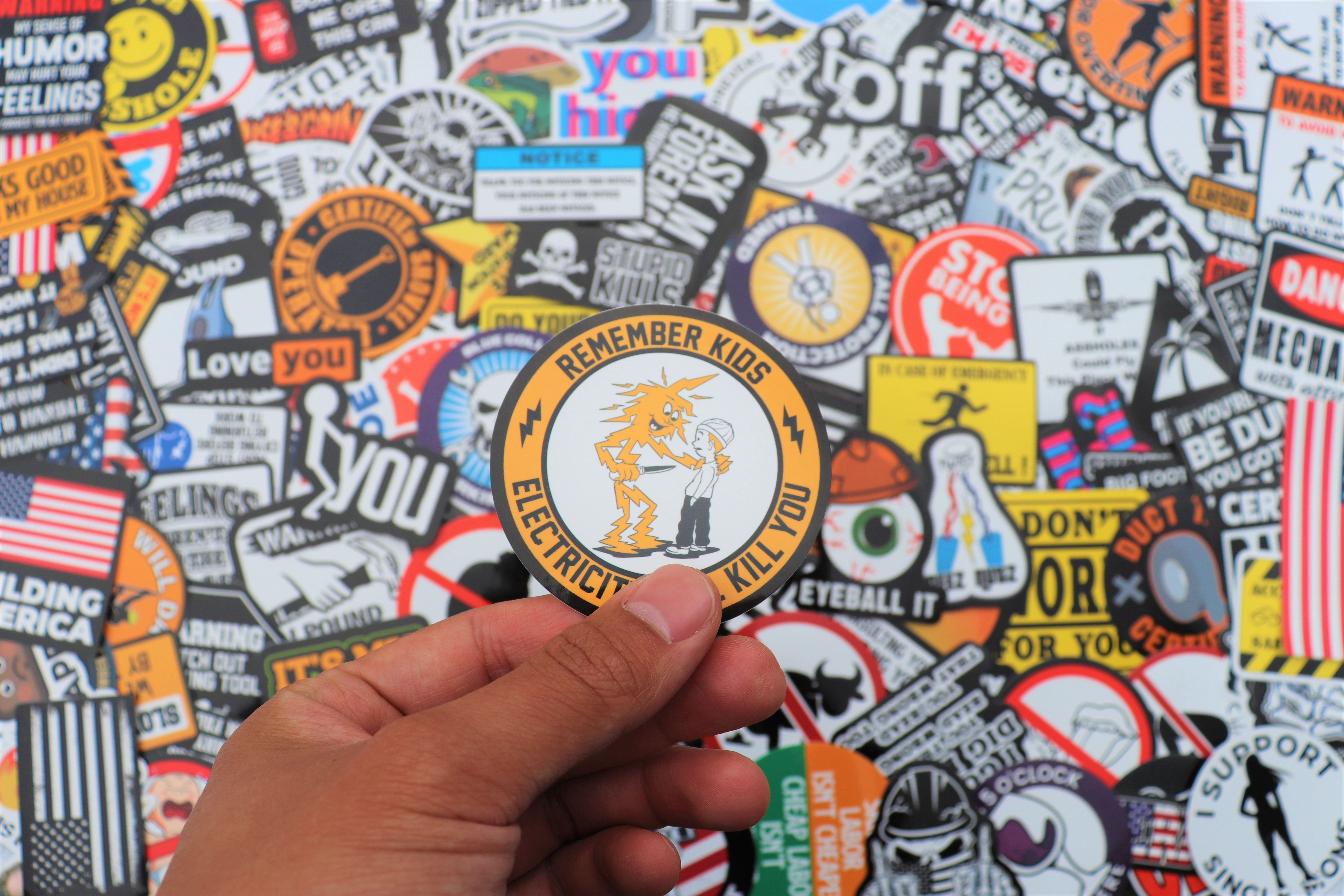 Blue Collar Sticker Packs – BearlyFunky
