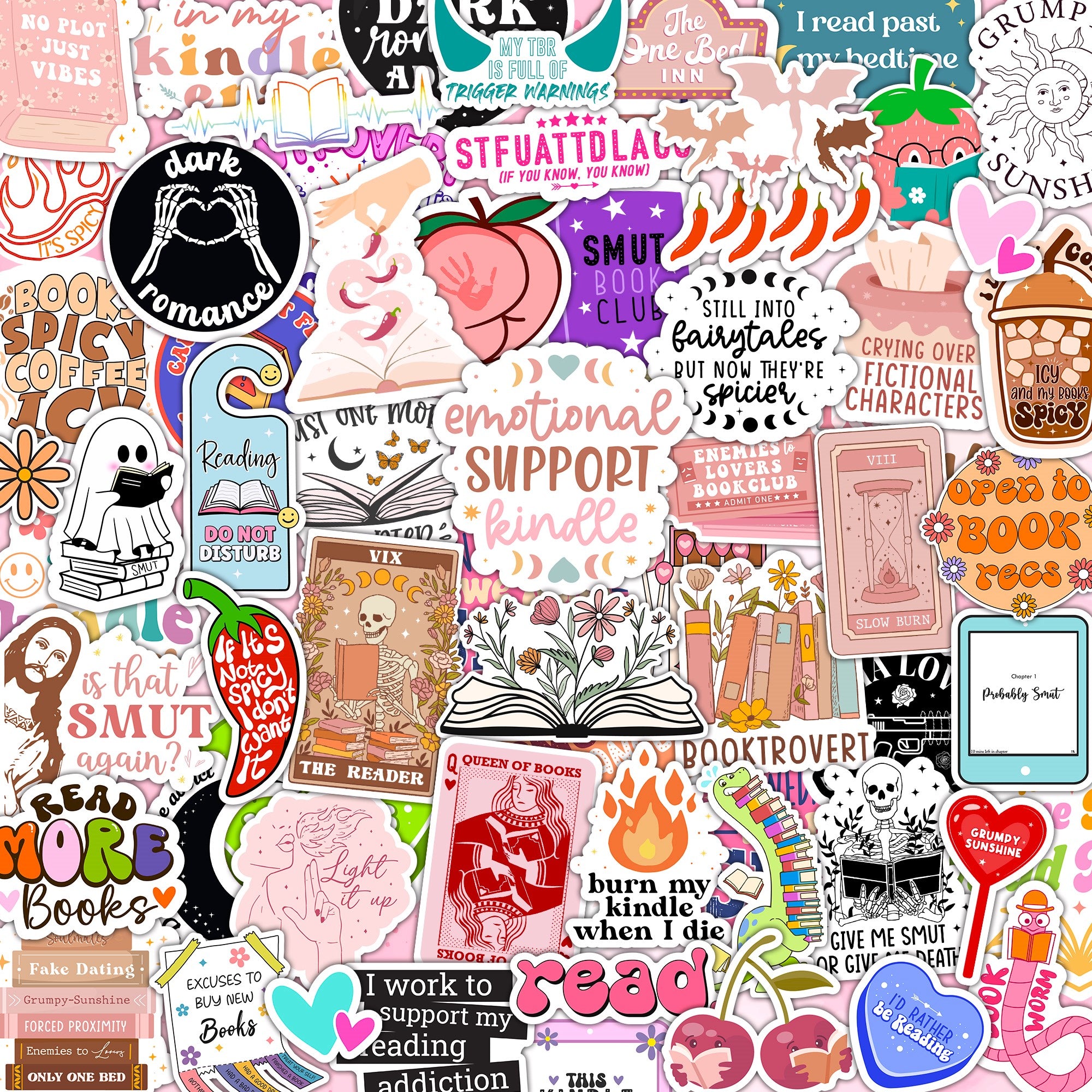 Bookish Sticker Packs – BearlyFunky